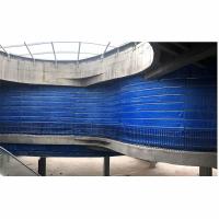 China Low Maintenance High Safety Double Track Fire Roller Curtain and Flame-Resistant Roller Curtain for Commercial Buildings for sale
