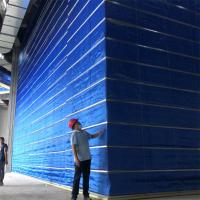 China Rolling Pull Opening Fire Roller Curtain Fireproof Easy Installation Durable Strength for sale