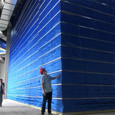 China Rolling Pull Opening Fire Roller Curtain Fireproof Easy Installation Durable Strength for sale