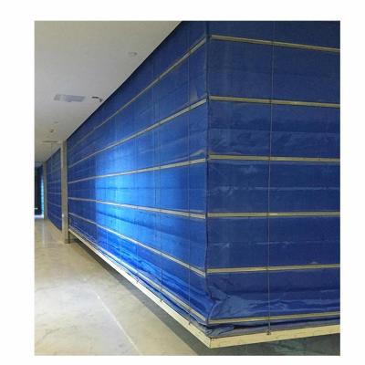 China Heat Resistant Fire Roller Curtain Double Track Fire Prevention Protection for sale