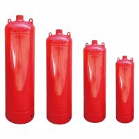 China High Durability Gaseous Fire Cylinder QMQ5.6/120N-XJ Red Color for sale