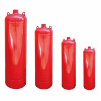 China Easy Installation Red Gaseous Fire Cylinder New 40-180L Capacity 280-400mm Diameter for sale