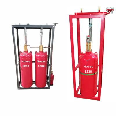 China Effective NOVEC 1230 Fire Suppression System Red Color for sale