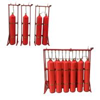 China Carbon Dioxide CO2 Fire Suppression System with Max Filling Rate 0.6kg/L for Pipe Network for sale