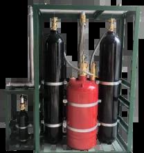China Flexibility 120L FM200 Piston Flow System Quick And Safe Fire Control for sale