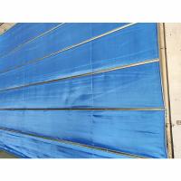 China Blue Super Fabric Inorganic Fire Roller Shutter with Wall-Mounted Installation and Less Than 4 Hours Fire Duration for sale