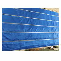 China Blue Double Track Molded Fire Roller Curtain and Inorganic Fire Roller Shutter for Fire Prevention for sale