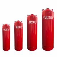 China Capacity FM200 Steel Cylinder For Extinguishing Agent Storage for sale