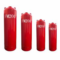 China 100L FM200 Cylinder High Safety Gaseous Fire Cylinder for sale