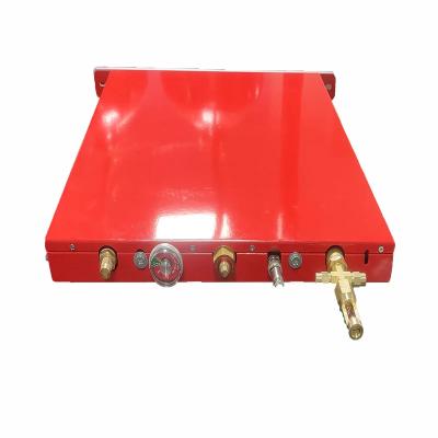 China Red Rack Fire Suppression Unit 1.15kg/L Clean Gas Environmental Friendly for sale