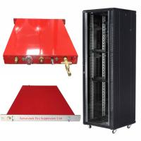China Automatic Clean Agent FM200 Rack Fire Suppression Unit with 2L Capacity for Electrical Cabinet Protection for sale