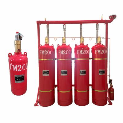 China FM200 Gas Suppression System 1.0 Barg Design Pressure For Superior Fire Suppression for sale