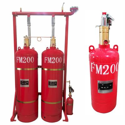 China Multiple Zones FM200 Gas Suppression System with Conduits for Enclosed Flooding Heptafluoropropane Fire Suppression System for sale