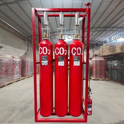 China 70L High Pressure CO2 Fire Suppression System 42kg Capacity for sale