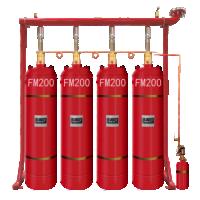 China Clean FM200 Pipe Network Automatic Fire Extinguishing System With Anti-electric for sale