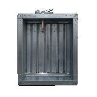 China Galvanized Steel Smoke & Fire Damper with Manual & Automatic Operation for Wall & Ceiling Mounted Fire Damper Systems for sale