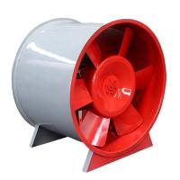 China Low Noise Axial Flow Fire Smoke Exhaust Fan for Indoor Ventilation with 280℃ High Temperature Resistance for sale