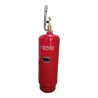 China FM200 Pipe Network Gas Cylinder HFC-227ea Fire Extinguishing Cylinder 40L/70L/100L/120L/180L/245L 5.6MPa Storage Pressure Welded Steel Construction for sale