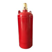 China FM200 Pipe Network Gas Cylinder HFC-227ea Fire Extinguishing Cylinder 40L/70L/100L/120L/180L/245L 5.6MPa Storage Pressure Welded Steel Construction for sale