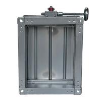 China Smoke Exhaust Fire Damper with Manual Automatic Operation in Galvanized Steel for Duct Smoke Control for sale