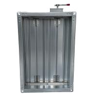 China Smoke Exhaust Fire Damper with Manual Automatic Operation in Galvanized Steel for Duct Smoke Control for sale