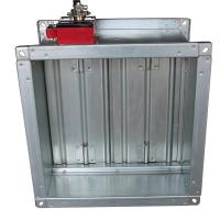 China Smoke Exhaust Fire Damper with Manual Automatic Operation in Galvanized Steel for Duct Smoke Control for sale