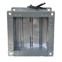 China Smoke Exhaust Fire Damper with Manual Automatic Operation in Galvanized Steel for Duct Smoke Control for sale