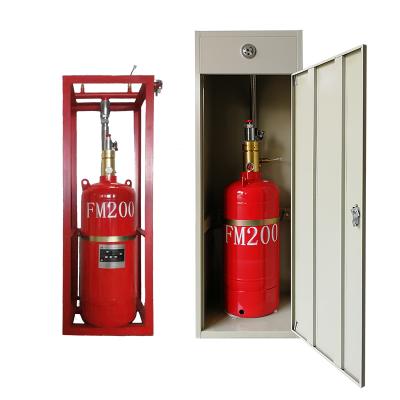 China Pre-Engineered FM200 Cabinet Unit with 40-300 kg Filling Capacity, 2.5 MPa Storage Pressure, and <10s Jet Time for Efficient Fire Suppression for sale