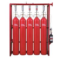 China 70L Capacity 42kg Gas Filling Volume CO2 Fire Suppression System with 5.7MPa Work Stress for Multi Zone Protection for sale