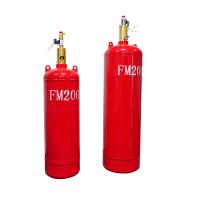 China Professional Grade Steel Cylinder / FM200 Compatible Fire Suppression Vessel for sale