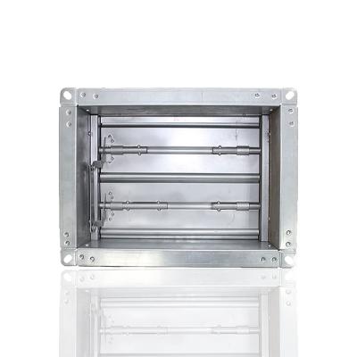 China Spring Assisted Self Closing Fire Damper - 150℃ Option / Cold Rolled Steel for sale