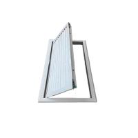 China Hinged Return Air Grille with High-Strength Aluminum and 45° Fixed Tilt Blades for HVAC Systems for sale