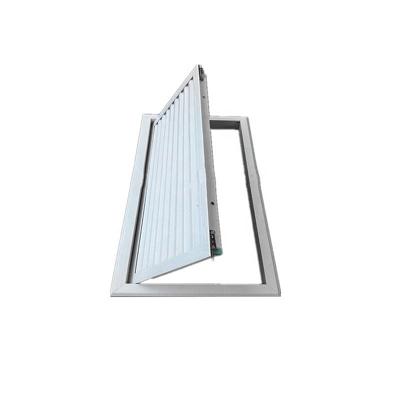 China Hinged Return Air Grille with High-Strength Aluminum and 45° Fixed Tilt Blades for HVAC Systems for sale
