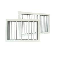 China High-Strength Aluminum Adjustable Louver with 0-180° Flexible Airflow Control and Dual Functionality for HVAC Systems for sale