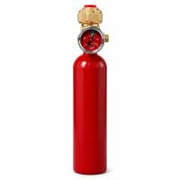 China Refillable 4L/10L Nitrogen Drive Gas Cylinder with Pressure Gauge for FM200 Fire Suppression Systems for sale