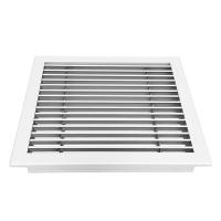 China Customized Shape HVAC Air Transfer Grille with Smoke Exhaust/Ventilation Function for Wall/Ceiling Mounted Installation for sale