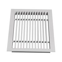 China Customized Shape HVAC Air Transfer Grille with Smoke Exhaust/Ventilation Function for Wall/Ceiling Mounted Installation for sale