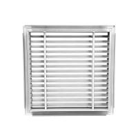 China Customized Shape HVAC Air Transfer Grille with Smoke Exhaust/Ventilation Function for Wall/Ceiling Mounted Installation for sale