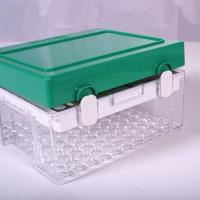 China Glass Blood Tube Cryogenic Storage Box 13×75mm for sale