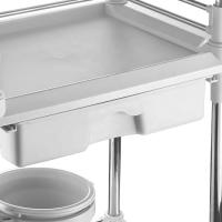 China ISO 13485 Hospital Crash Cart , 90cm Medical Equipment Trolley for sale