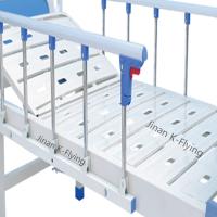 China ABS Steel Single Folding Hospital Nursing Bed For Patient for sale