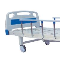 China Hospital Flat Movable Manual Nursing Bed 12 Months Warranty for sale