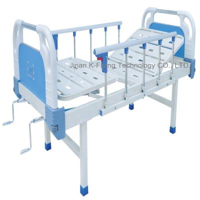 China ISO 9001 2 Handles Manual Nursing Bed Detachable Head for sale
