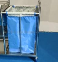 China 3 Layers Medical Push Cart , Rescue Metal Medical Trolley for sale