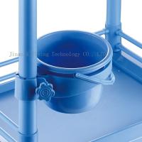 China ABS Plastic One Drawer Medical Trolley Cart CE Approval for sale