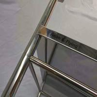 China 80*48cm Four Casters Medical Trolley Cart With Guardrails for sale