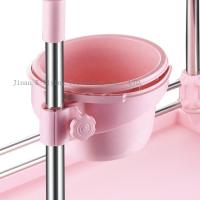 China Mobile 1 Dirt Bucket Medical Storage Trolley 54x37cm for sale
