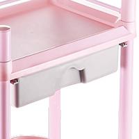 China Mobile 1 Dirt Bucket Medical Storage Trolley 54x37cm for sale