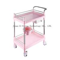 China Mobile 1 Dirt Bucket Medical Storage Trolley 54x37cm for sale