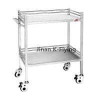 China Anti Rust SS Hospital Emergency Trolley Portable for sale